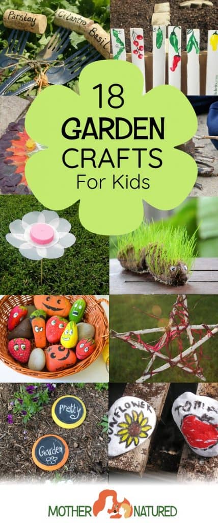 18 top GARDEN CRAFTS for kids will love making!