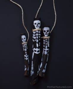 A stick skeleton craft that will send chills down your spine!