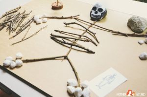 Make a SKELETON with sticks and have fun learning about bones!