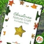 Christmas Nature Craft Printable Pack - Mother Natured