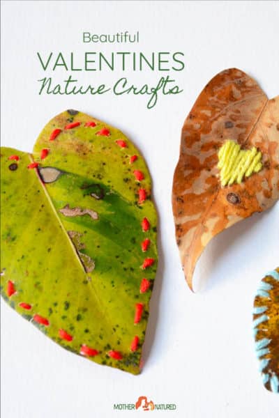 20 Gorgeous Valentine's Day Nature Crafts for Kids - Mother Natured