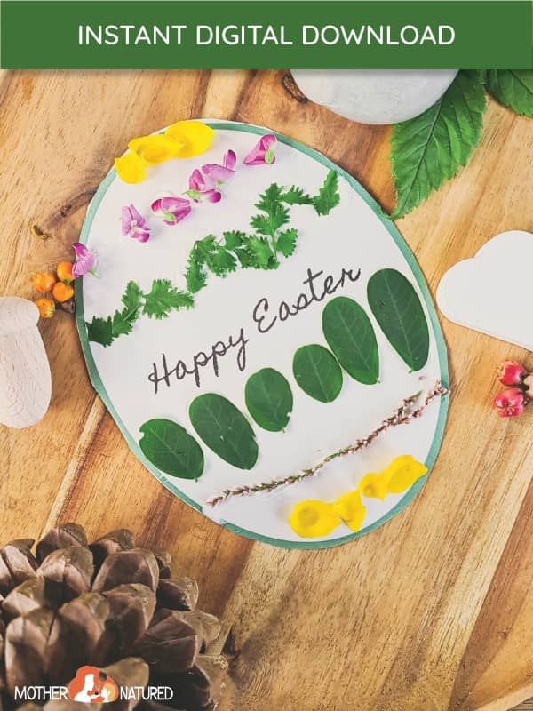 Easter Nature Craft Cards - Mother Natured