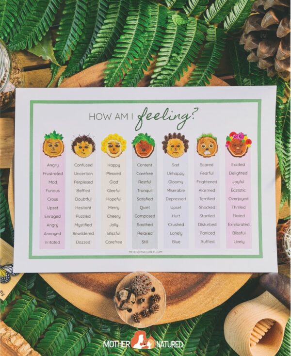 Nature Emotion Cards for Little Nature Lovers - Mother Natured